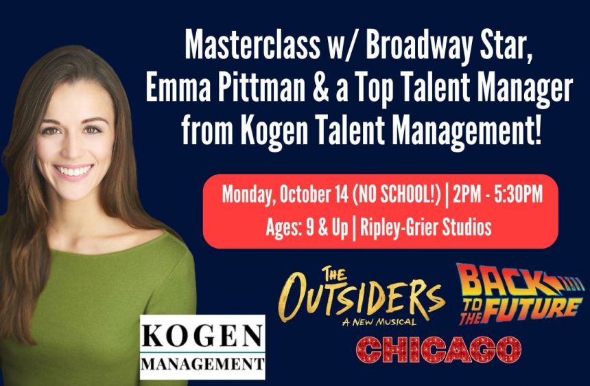 Masterclass w/ Broadway Star, Emma Pittman (THE OUTSIDERS, BACK TO THE ...